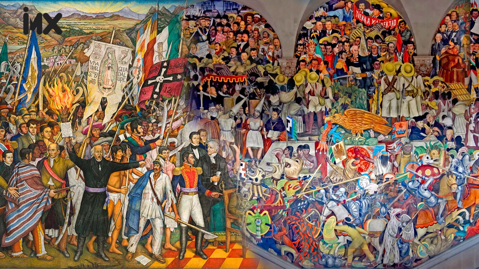 Una lectura al pasado: la independencia de México en murales - yomx